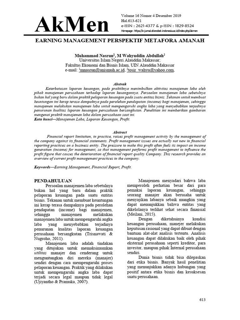 Muhammad Nasrun (Universitas Muhammadiyah Makassar) | PDF