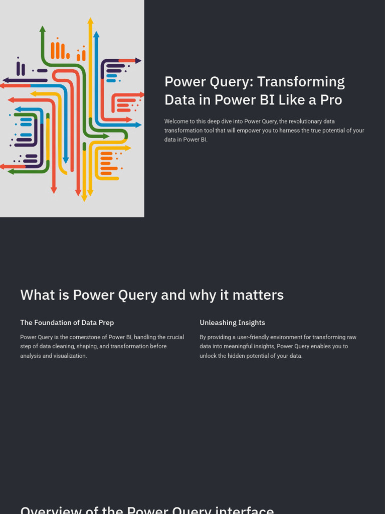 Mastering Power Query in Power BI | PDF | Data | Program Optimization