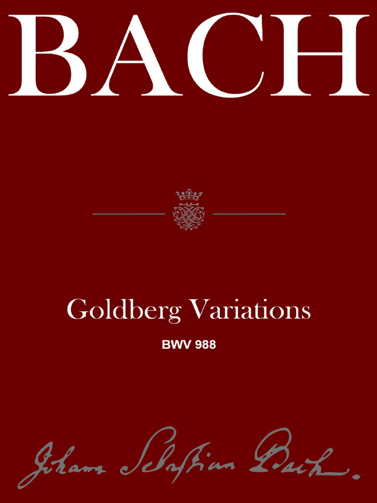 IMSLP936505-PMLP2982-Goldberg Variations NRR | PDF | Johann Sebastian ...