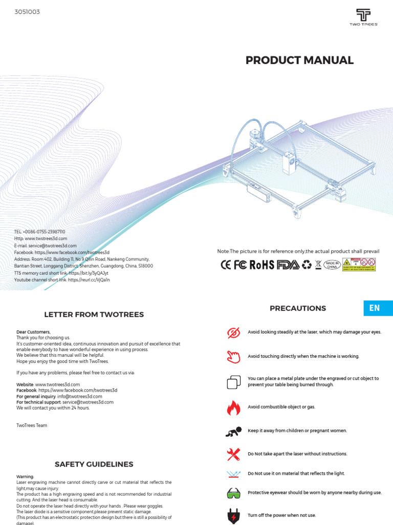 TTS-20 Pro User Manual | PDF | Software | Engraving