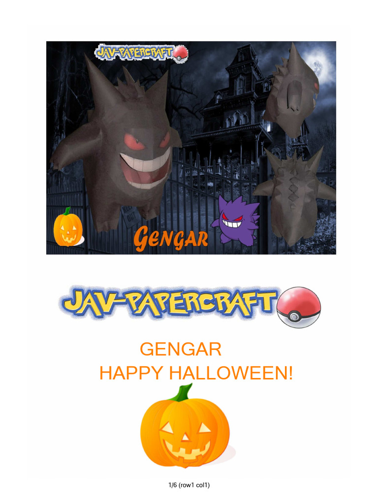 gengar sin lineas | PDF