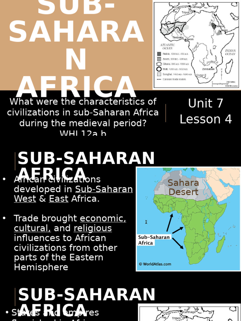 7.4 Sub-Saharan Africa | PDF | Africa | Sub Saharan Africa