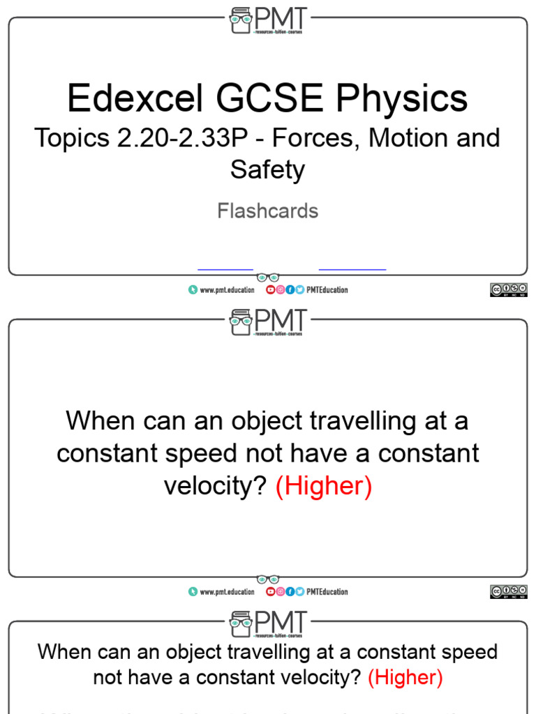 Forces and Motion: Stopping Distance Explained | PDF | Momentum | Force
