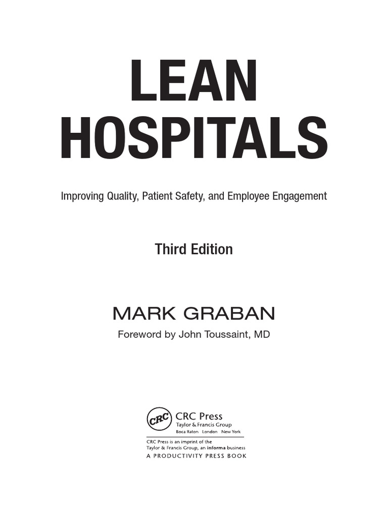 Chapter 2 of Lean Hospitals 1646877995 | PDF | Six Sigma | Lean Manufacturing