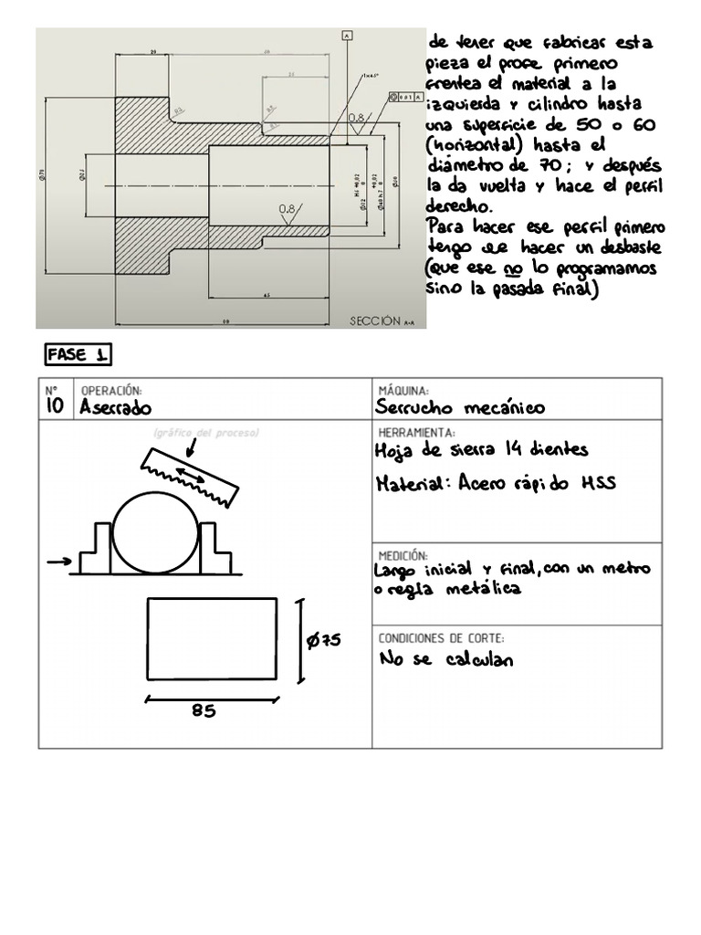 Ejercicio Torno CNC | PDF
