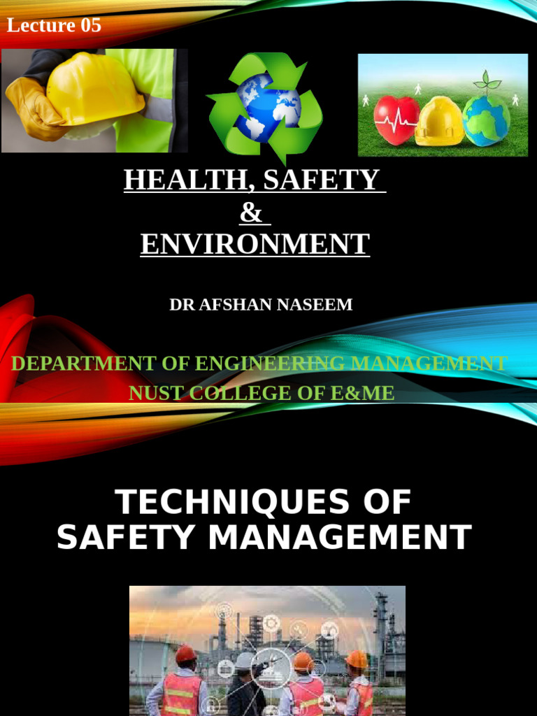 Lec05 HSE Afshan sp25 | PDF