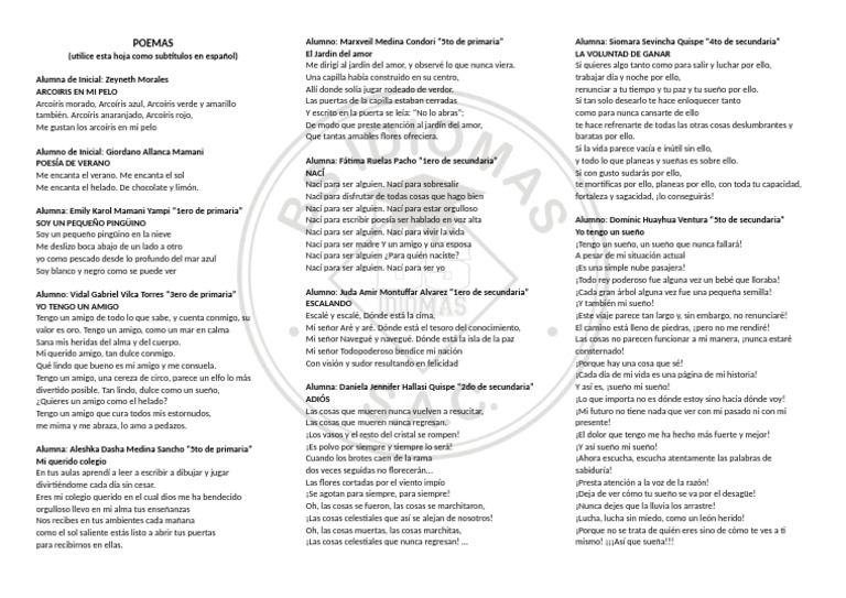 Poesía contra la violencia de género | PDF
