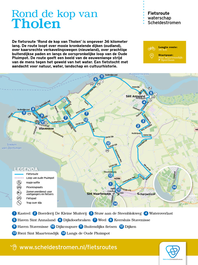 Fietsroute Tholen | PDF