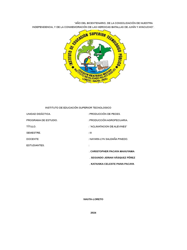 DOC-20250320-WA0001. | PDF | Pescado