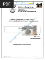 NSC Geography Grade 12 May June 2025 P1 Only | PDF