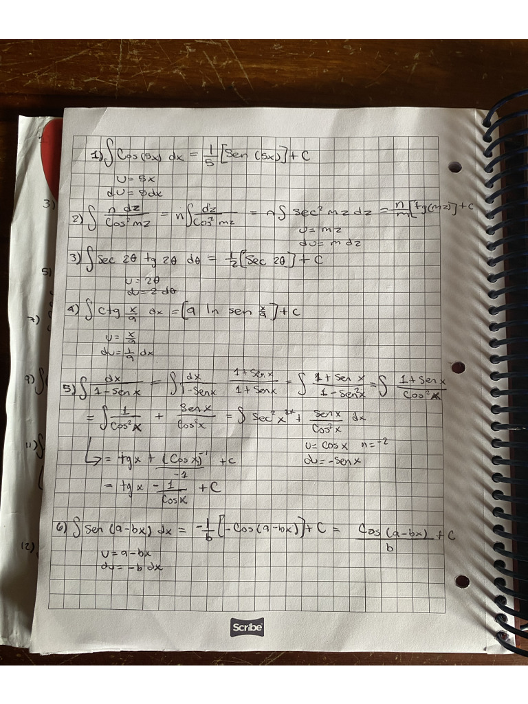 Tarea mate int | PDF