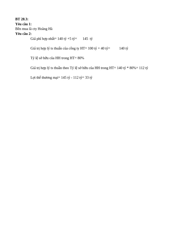 Bài KTTC NC 2 - Mỹ Uyên | PDF