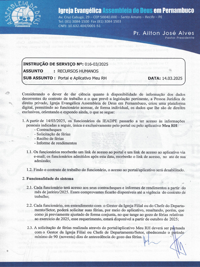 Circular 016 03 2025 | PDF