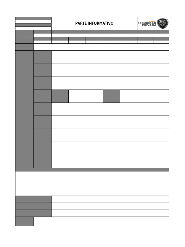 Parte Informativo | PDF