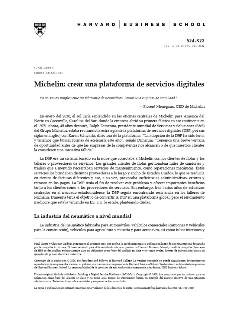 Michelin para Examen | PDF | Neumático | Computación en la nube