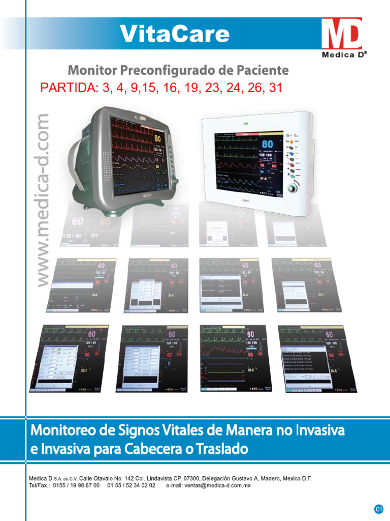 Monitor Vitacare Medica D | PDF