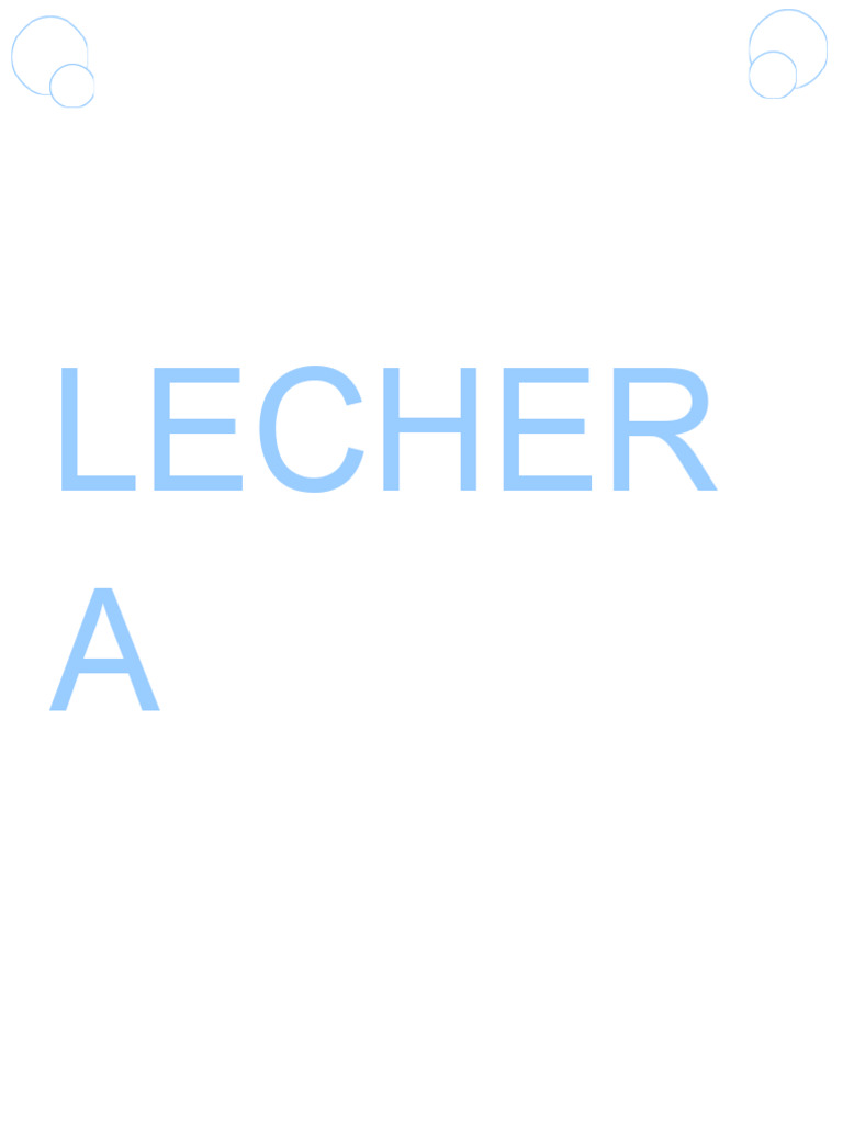 LECHERA | PDF | Leche | Agua