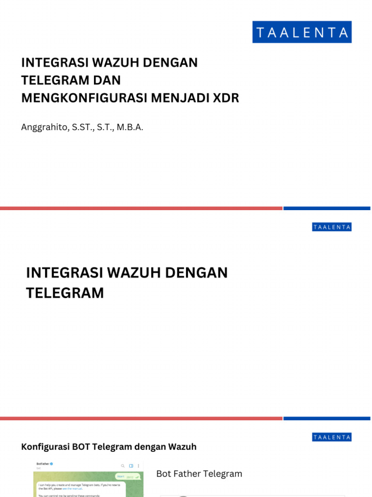 Wazuh Bot Telegram - Virustotal | PDF
