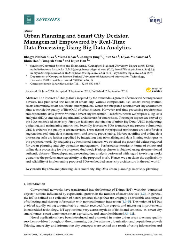 Urban Planning and Smart Cities Management | PDF | Internet Of Things ...