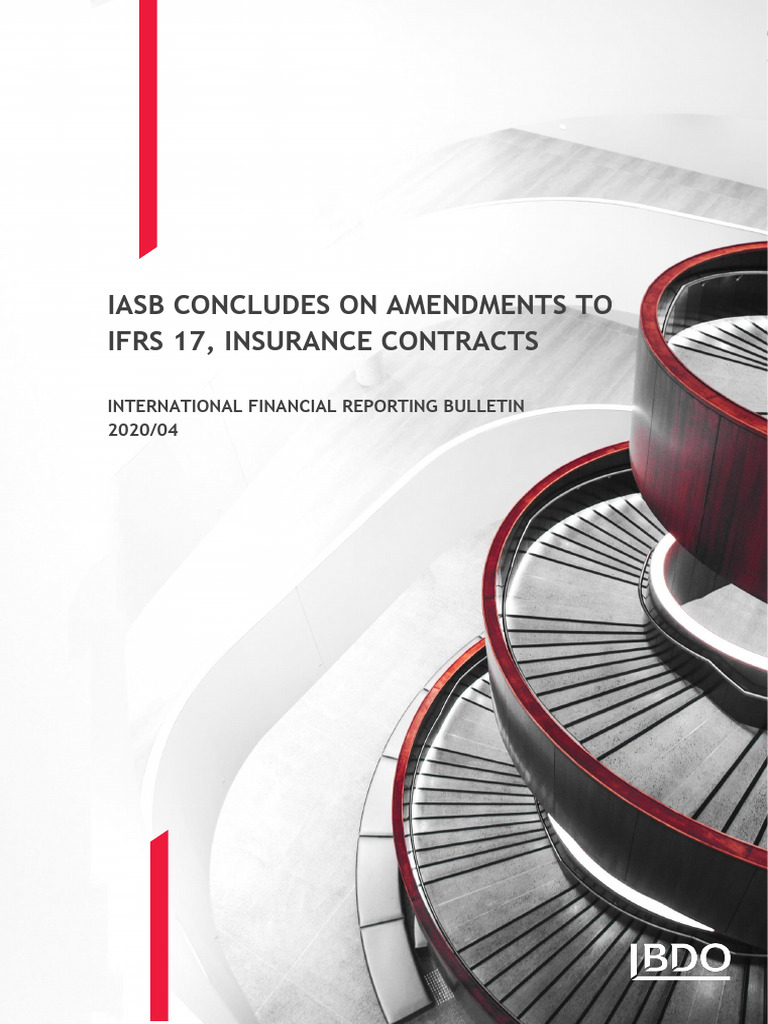 IFRB 2020 04 IASB Concludes On Amendments To IFRS 17 | PDF ...