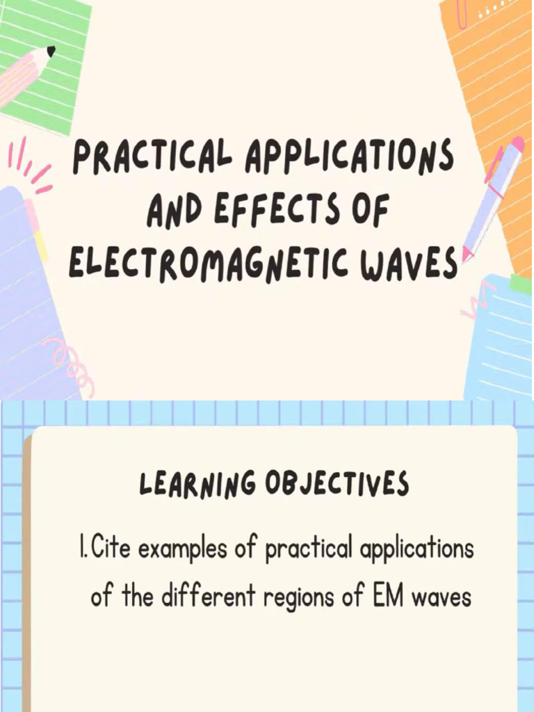 Application and Effects of e Waves | PDF | Radio | Modulation
