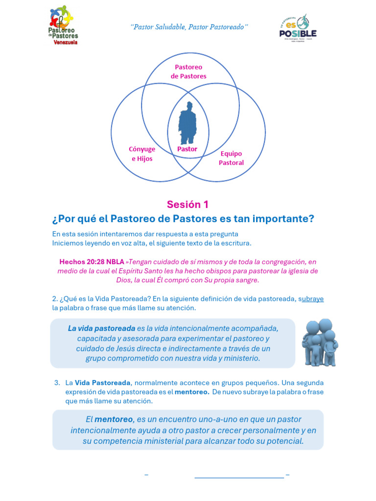 ¿Por Qué El PdeP Es Tan Importante | PDF | Pastor | Amor