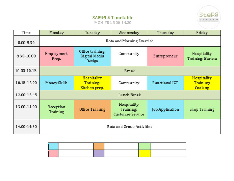 SAMPLE-Timetable | PDF