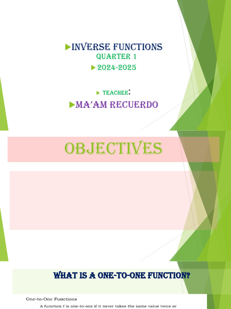 Q1 Week 4 Genmath Inverse Functions September 2024 Pdf 6672
