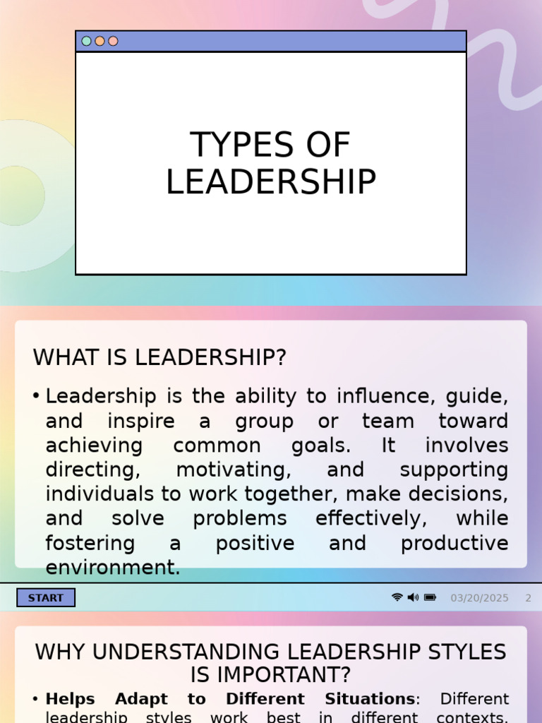 Types of Leadership | PDF | Leadership | Motivation