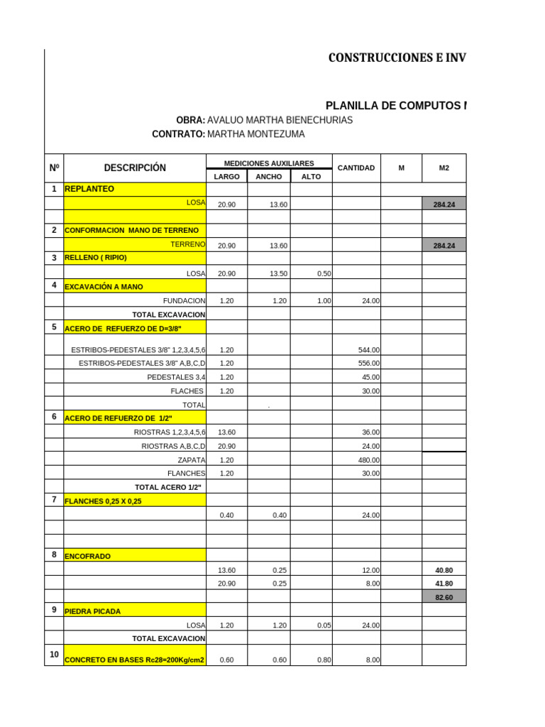 Avaluo Martha Computos | PDF