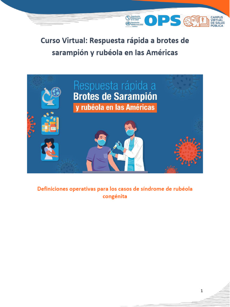 Clasificación de casos de rubéola congénita | PDF | Virus | Anticuerpo