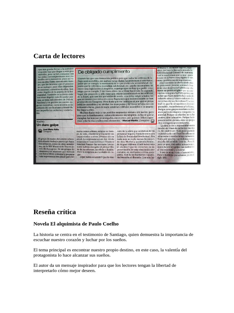 Carta de Lectores | PDF | Paraguay