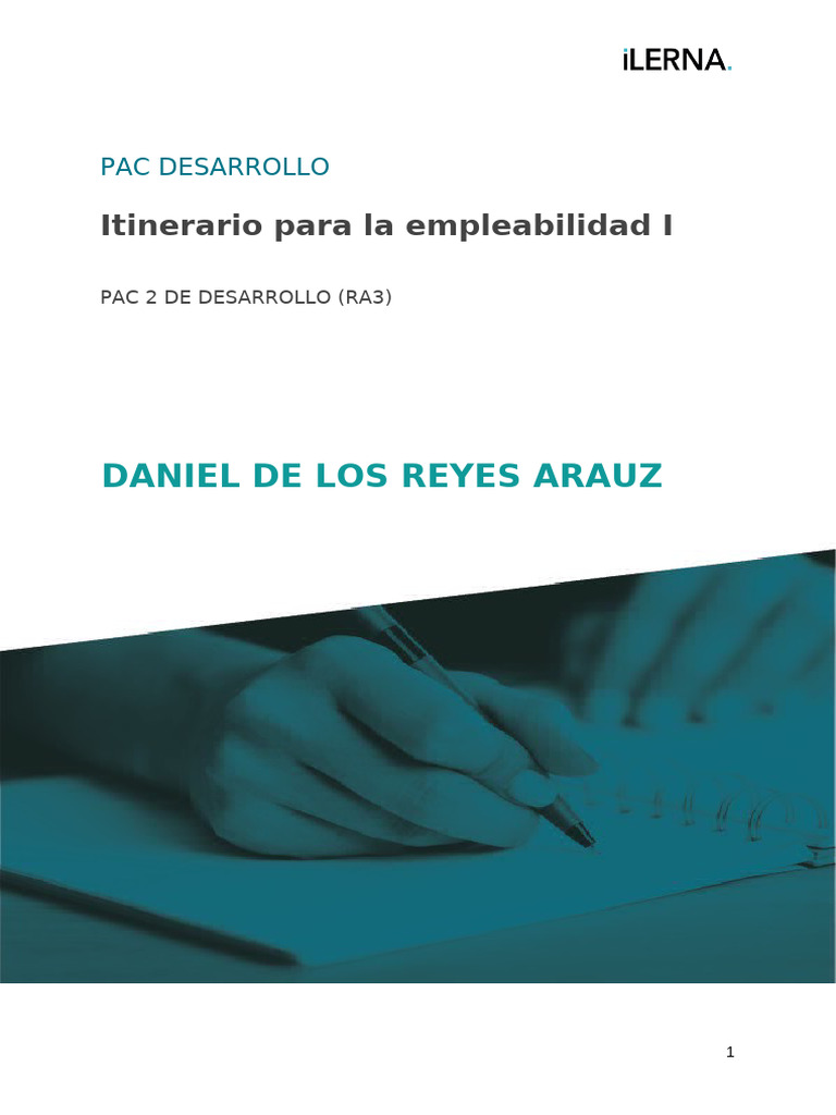 PAC de Desarrollo: Empleabilidad y Conflictos | PDF | Motivación ...