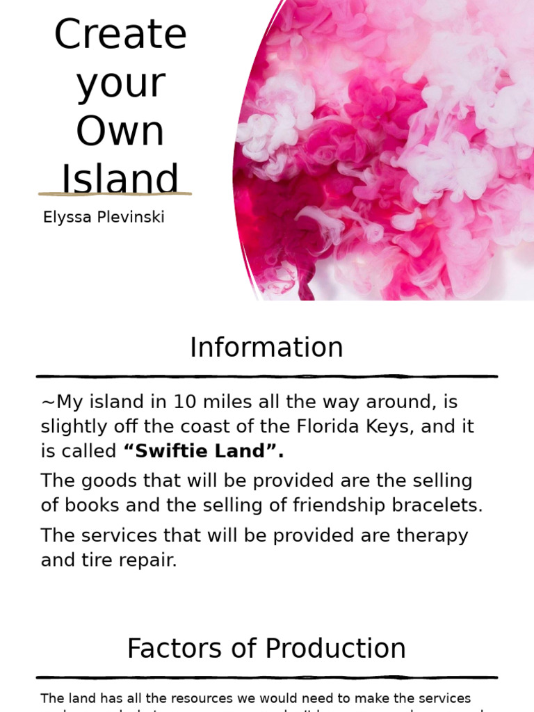 Create Your Own Island | PDF | Taxes | Economics