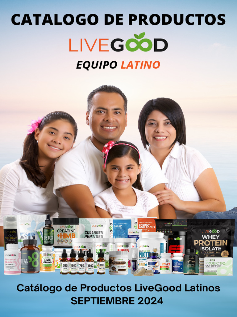 Catalogo de Productos Livegood (Sep. 2024) | PDF | Vitamina D | Vitamina