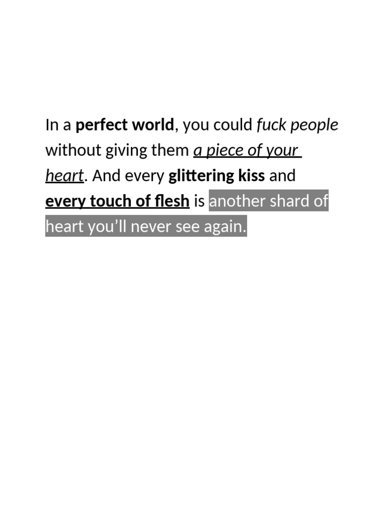 In A Perfect Wo | PDF