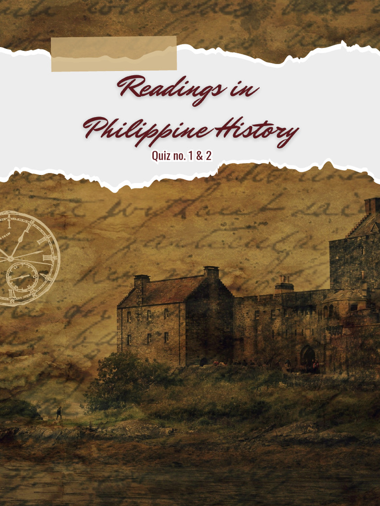 Reading in Philippine History (Quiz 1 & 2) | PDF | Philippines ...