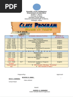 Sample of Multigrade Class Program | PDF | Learning