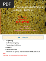 Lighting System As Per Codes: NBC and Cibse Guidelines: By. Gulrez ...