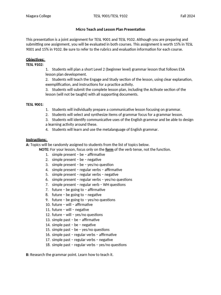 Presentation 2 Micro Teach | PDF | Lesson Plan | Languages
