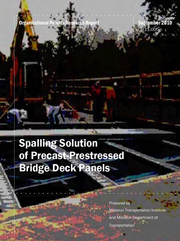 Spalling Solution of Precast-Prestressed Bridge Deck Panels (PDFDrive) | PDF | Fatigue (Material ...