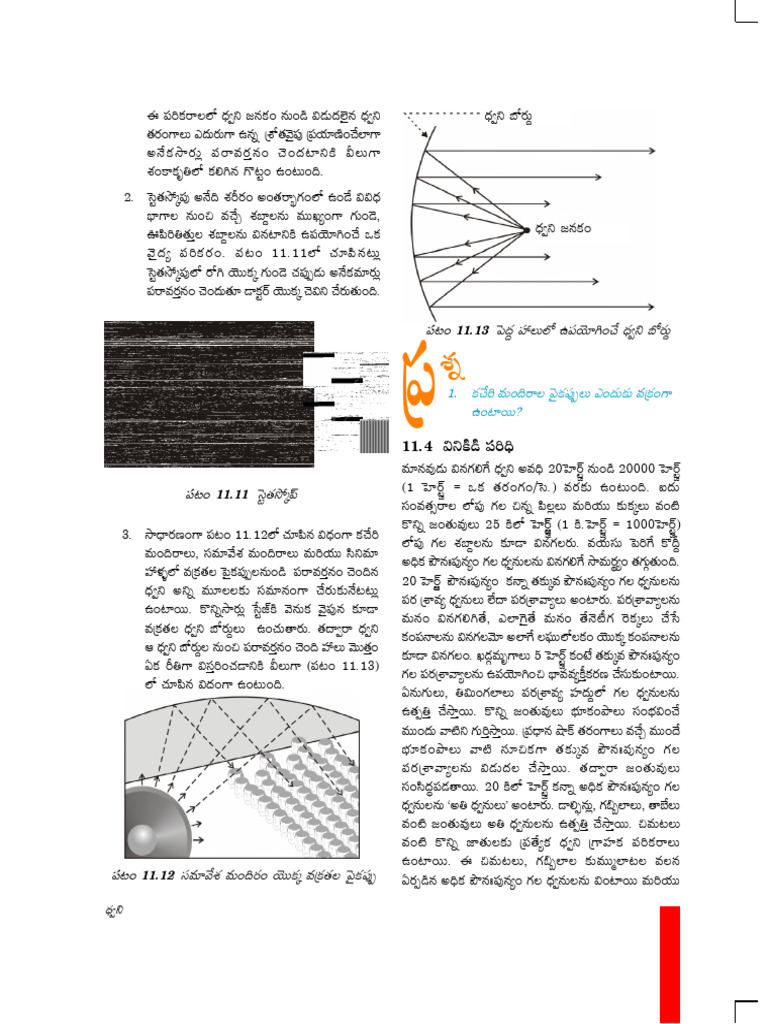 9 Physics SEM-2 Textbook 56 | PDF | Ultrasound | Hearing