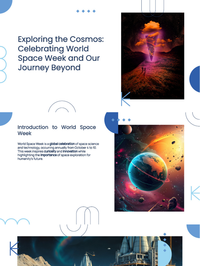 Slidesgo Exploring The Cosmos Celebrating World Space Week and Our ...