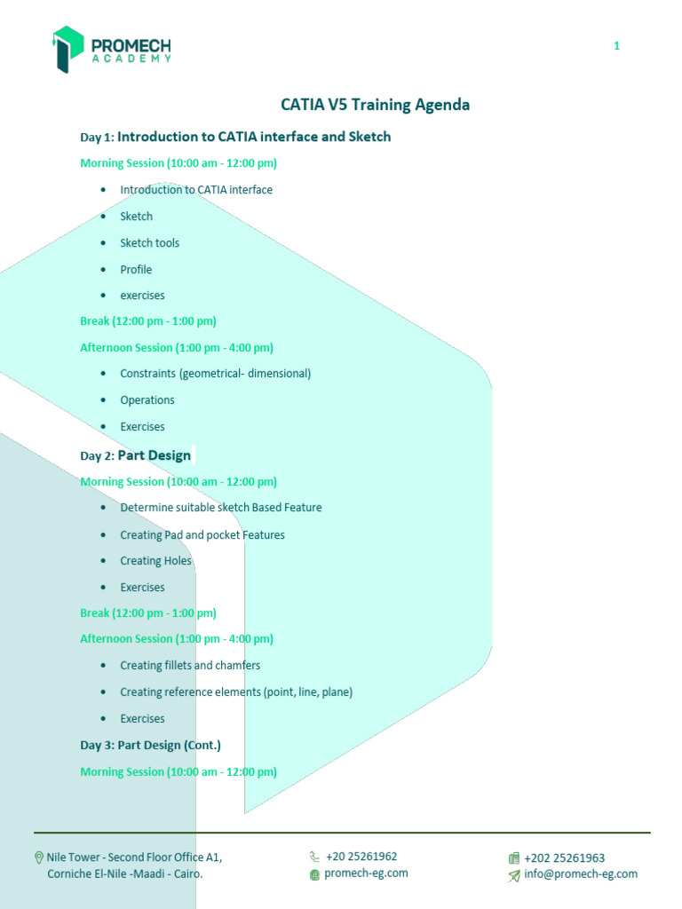 ELKASRAWY Training Agenda | PDF | Computing | Software