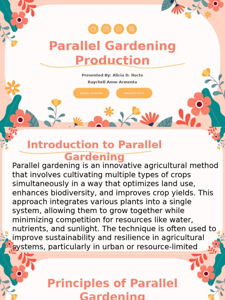 Parallel Gardening Production (Ilocto&Armenta) | PDF | Agriculture ...