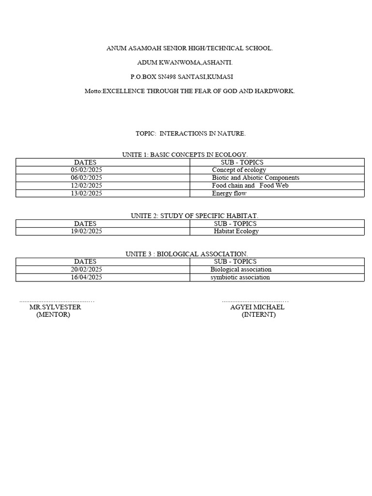 SCHEME OPF WORK(AASHTECH)(1) | PDF