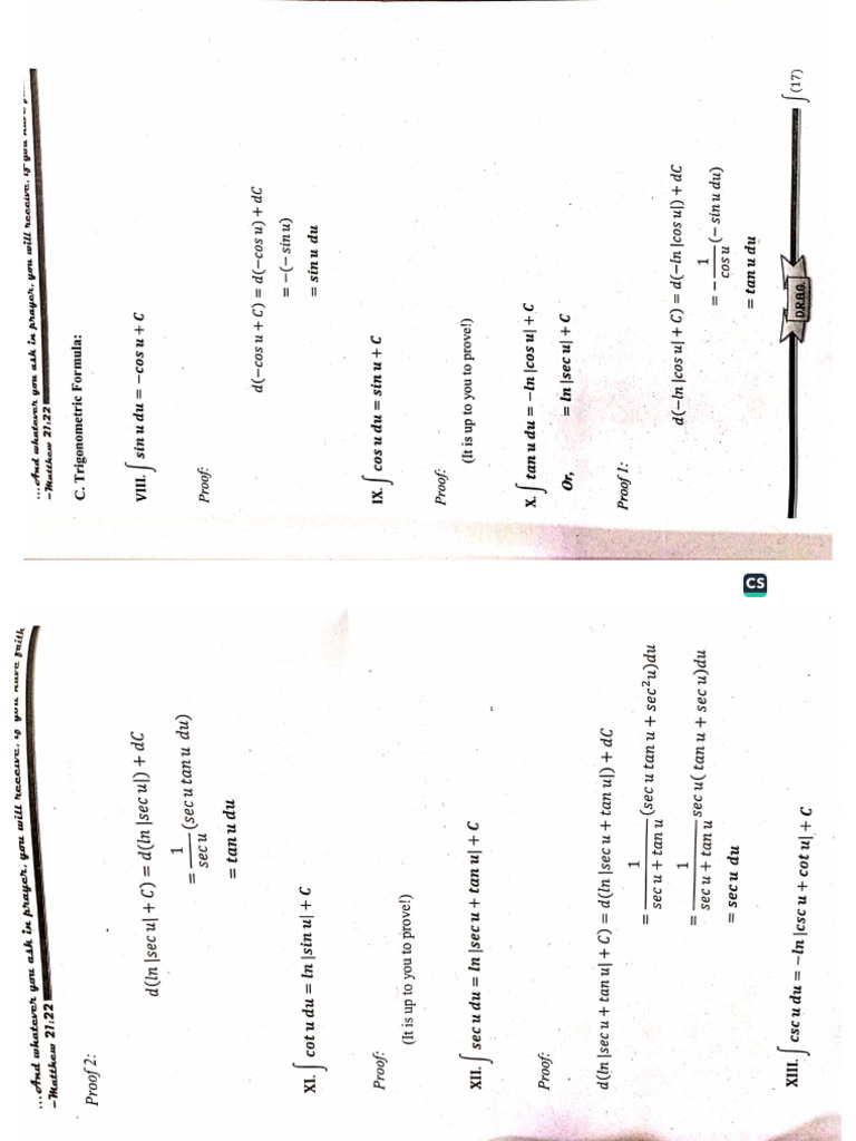 Integral Calculus | PDF
