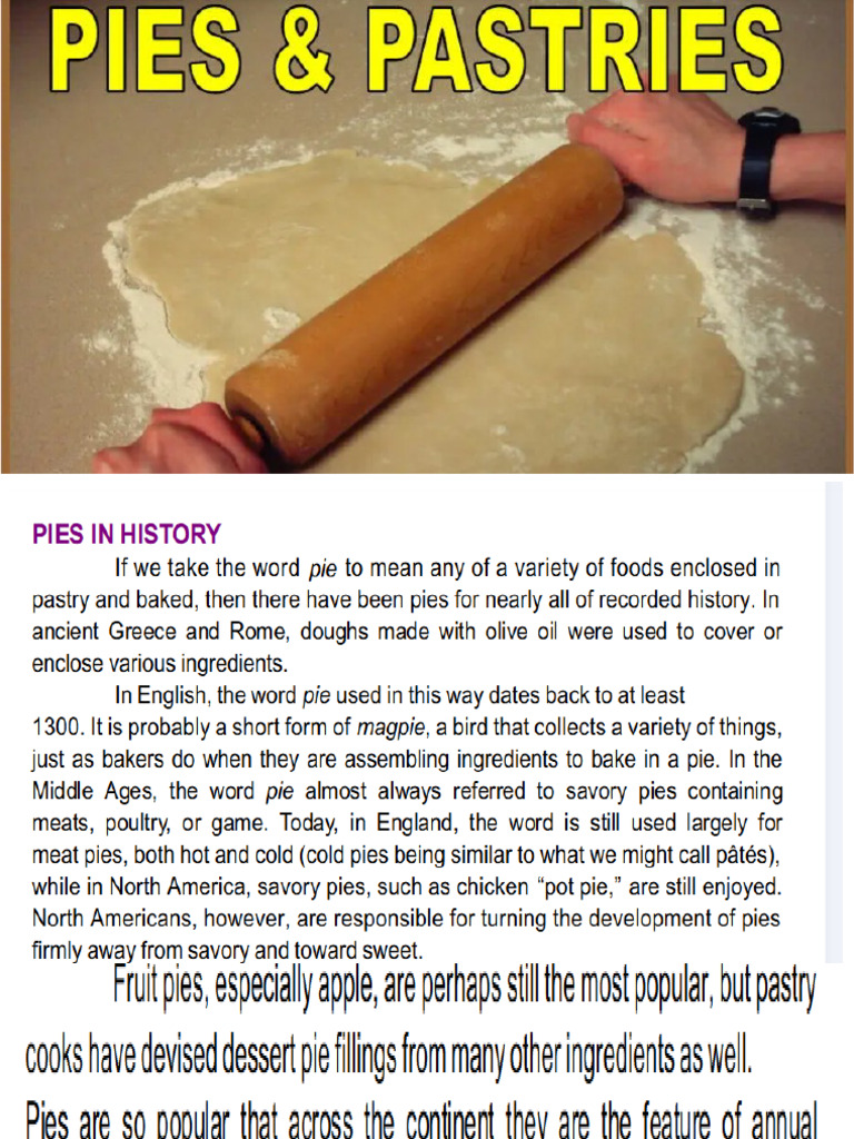 Pies and Pastries | PDF