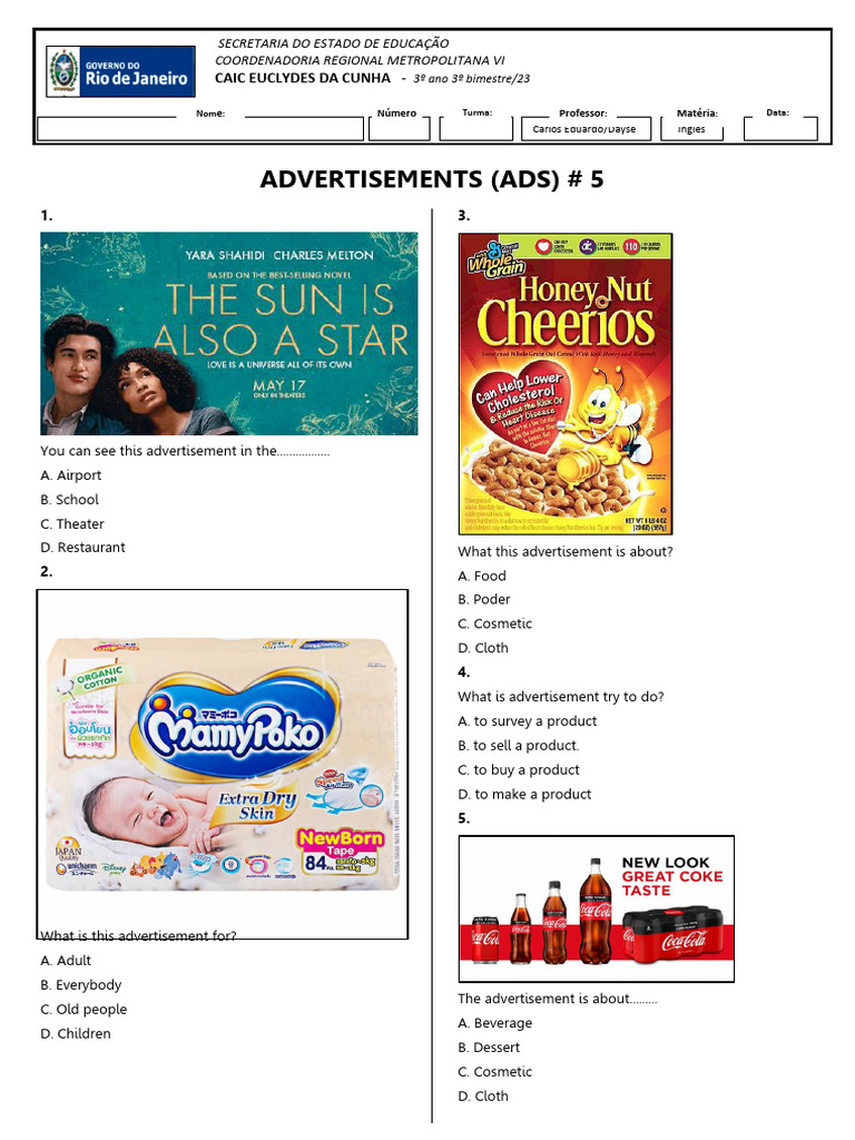 Advertisements (Ads) # 6 | PDF