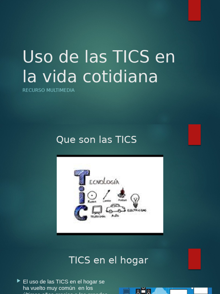 Uso de Las TICS en La Vida Cotidiana | PDF